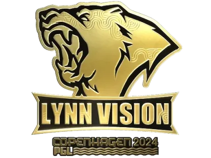 Sticker | Lynn Vision (Gold) | Copenhagen 2024 - CSCASEOPENING.COM
